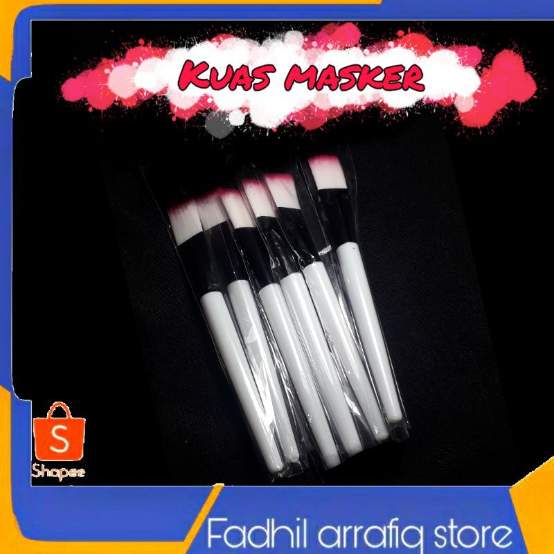 Jual KUAS MASKER WAJAH ORIGINAL GOOD QUALITY || KUAS KOSMETIK PUTIH ...