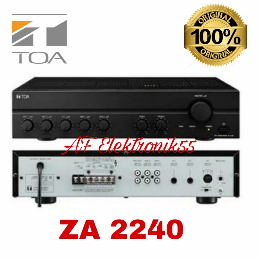 Jual TOA ZA 2240 AMPLIFIER 100% ORIGINAL MIXER POWER 240 WATT ASLI | Shopee Indonesia