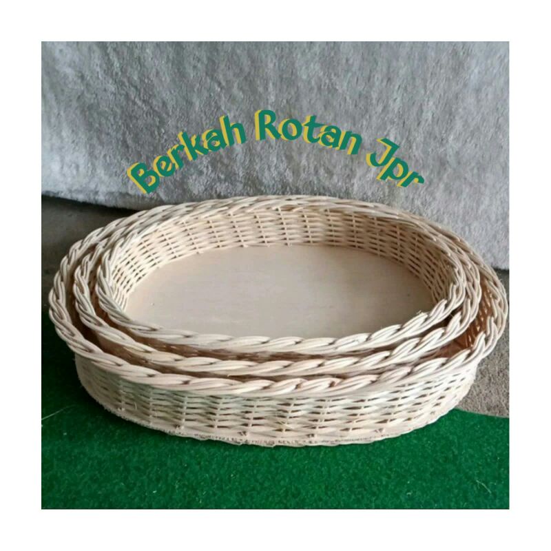 Jual KERANJANG PARCEL ROTAN HALUS SEPAKET ISI 3 TANPA TANGKAI NATURAL ...