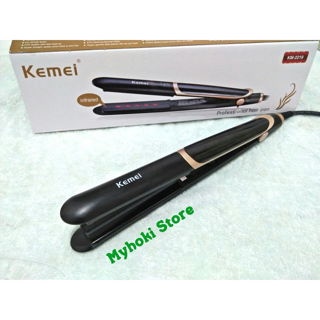 Jual Catokan Catok Kemei Km 2219 2 In 1 Lurus Curly Straight Hair