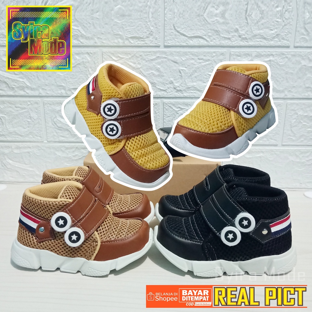 Jual Sepatu Anak Laki-Laki Terlaris / Sepatu Anak Usia 1-3Thn / Sepatu ...