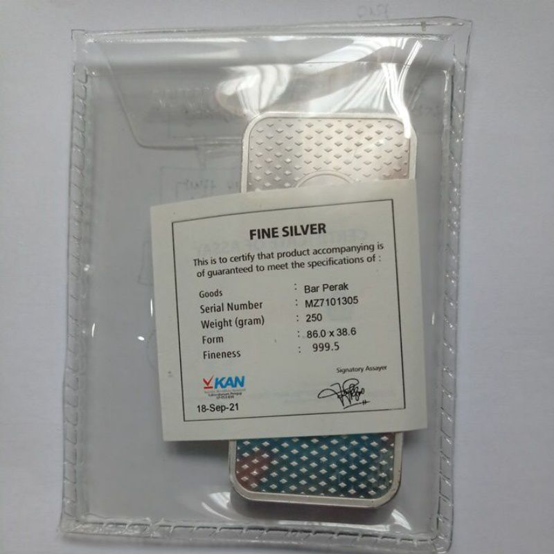 Jual LM Silver Bar Perak Batangan Antam 250 gram | Shopee Indonesia