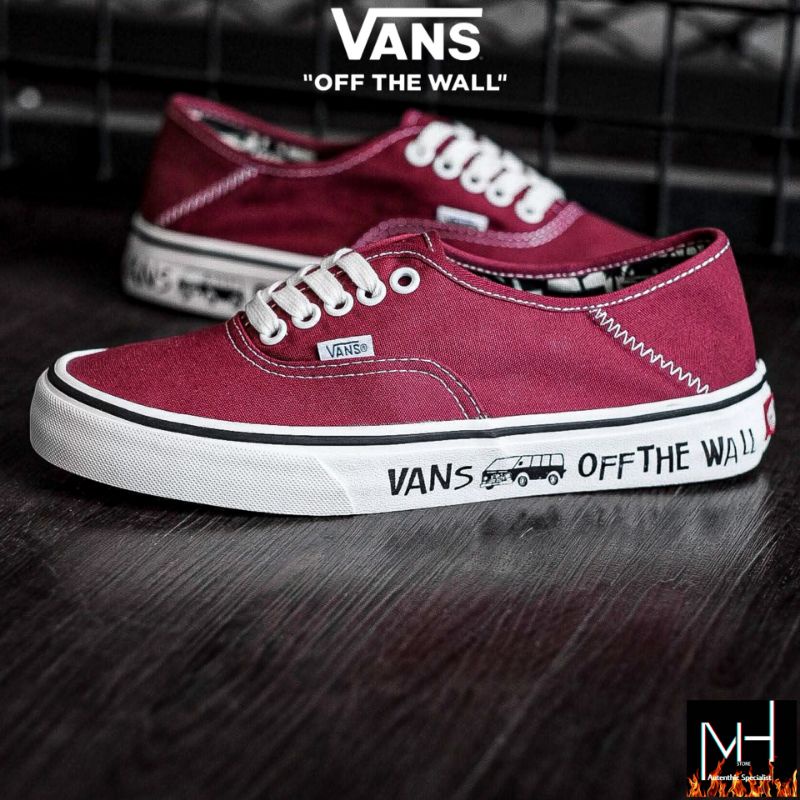 Jual VANS AUTHENTIC SF X YUSUKE HANAI " RUMBA RED " ORIGINAL 100% ...