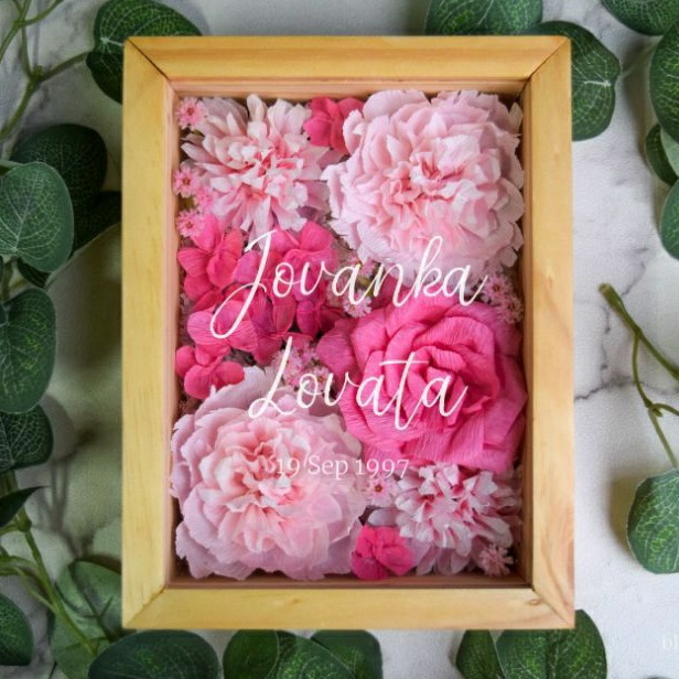 Jual This Color Premium Flower Box | Bunga kertas premium dalam frame ...