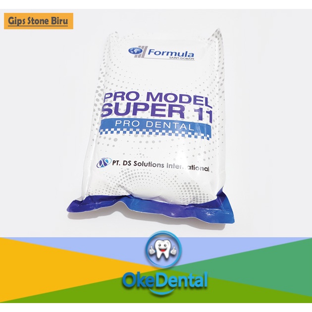 Jual Dental Gips Stone Biru Formula Pro Model Super Type II (bahan ...