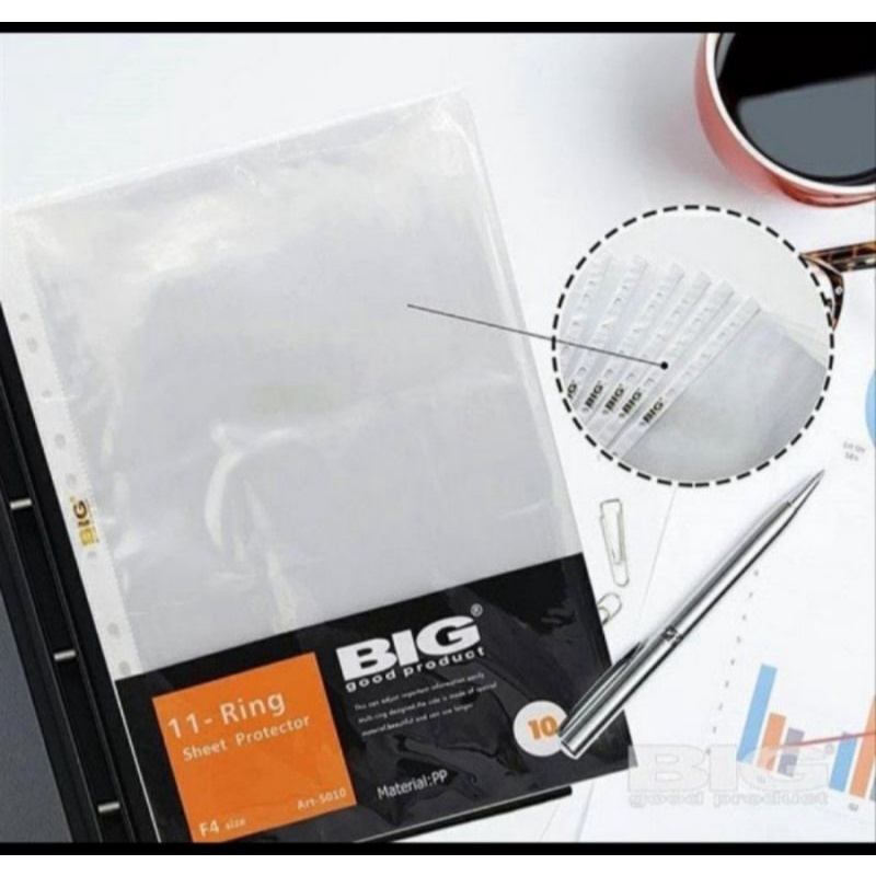 Jual Sheet Protector F4 / Folio - 10 pcs BIG Pocket | Shopee Indonesia