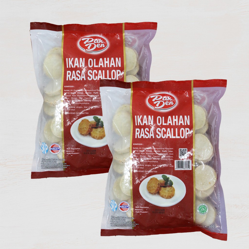 Jual Ikan olahan rasa scallop Pakden 500 gr | Shopee Indonesia