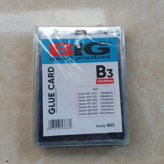 Jual (1PACK) Glue Card BIG B3 Nametag / Mika Id Card / Keplek / Wadah Kartu Nama Ukuran B3 ...