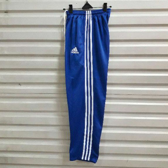 Jual celana training biru lis putih/training dewasa pria/wanita MLXL ...
