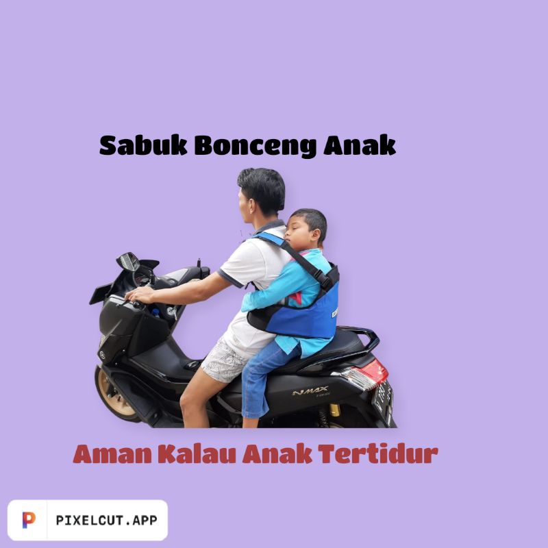 Jual Sabuk Pengaman Anak / Sabuk Bonceng Anak Multifungsi Zerokid ...