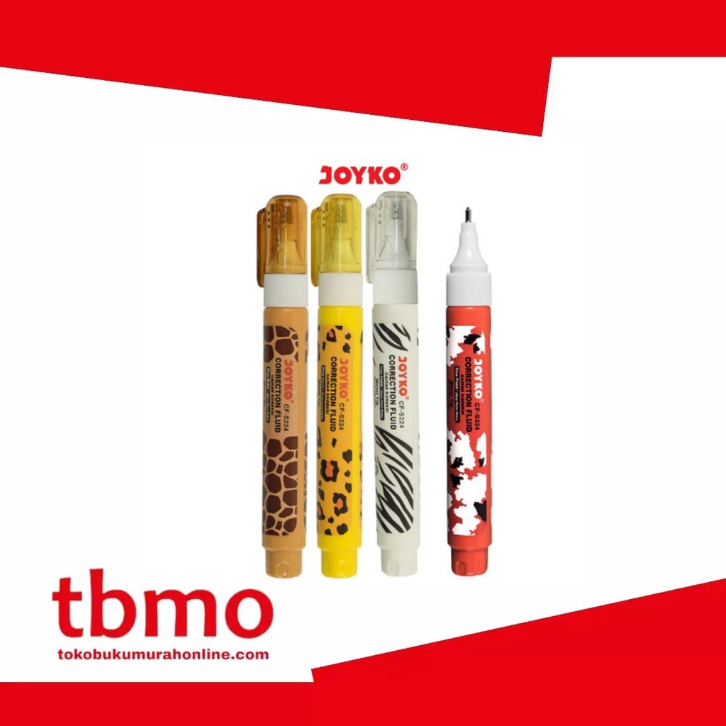 Jual TBMO Correction Fluid Cairan Koreksi Penghapus Cair Joyko CF-S224 ...