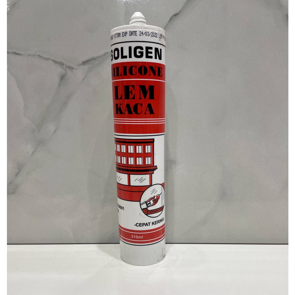 Jual Lem kaca botol Soligen / lem botol / lem sealant / lem silicone ...