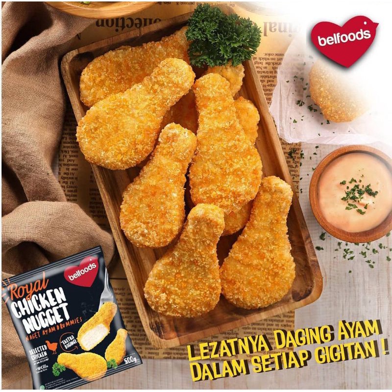 Jual Belfoods Royal Chicken Nugget | Shopee Indonesia