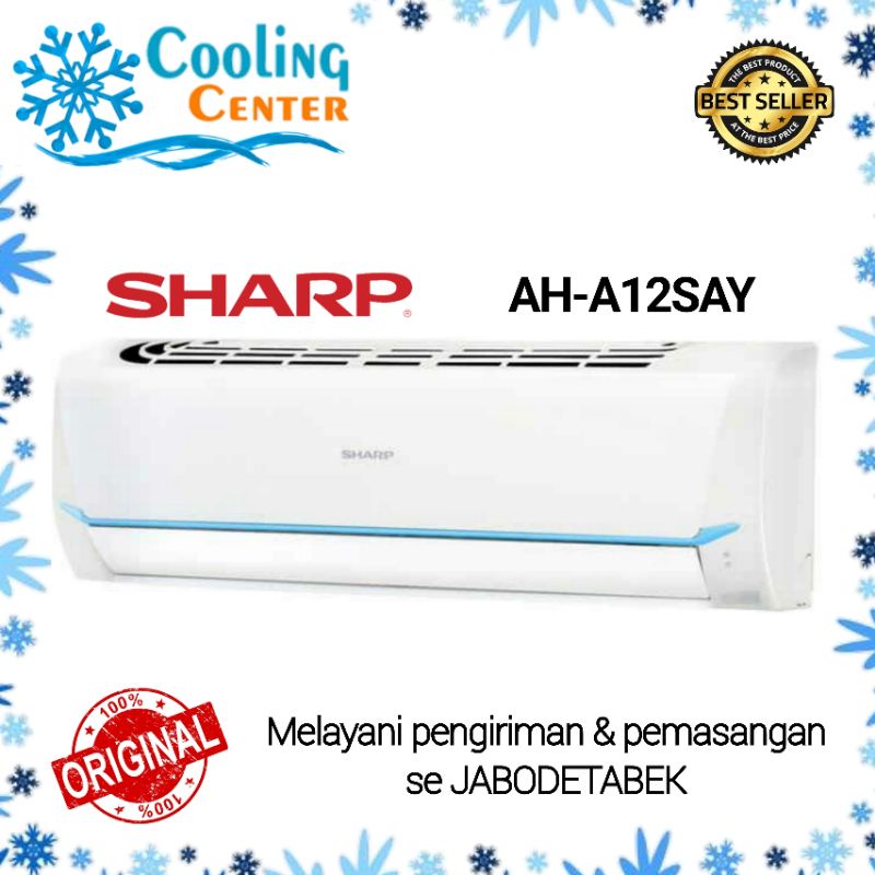 Jual AC SHARP 1 1/2 pk THAILAND AH - A 12 SAY Harga Unit Only | Shopee ...