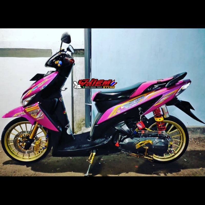 Jual Striping Transparan Vario 110 Karbu Simple | Shopee Indonesia