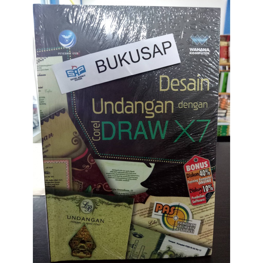 Jual BUKU DESAIN UNDANGAN DENGAN COREL DRAW X7 - Ik | Shopee Indonesia