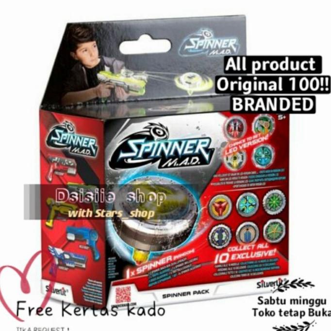 Jual Spinner MAD Spinner Pack Original Silverlit / Mainan Gasing | Shopee Indonesia