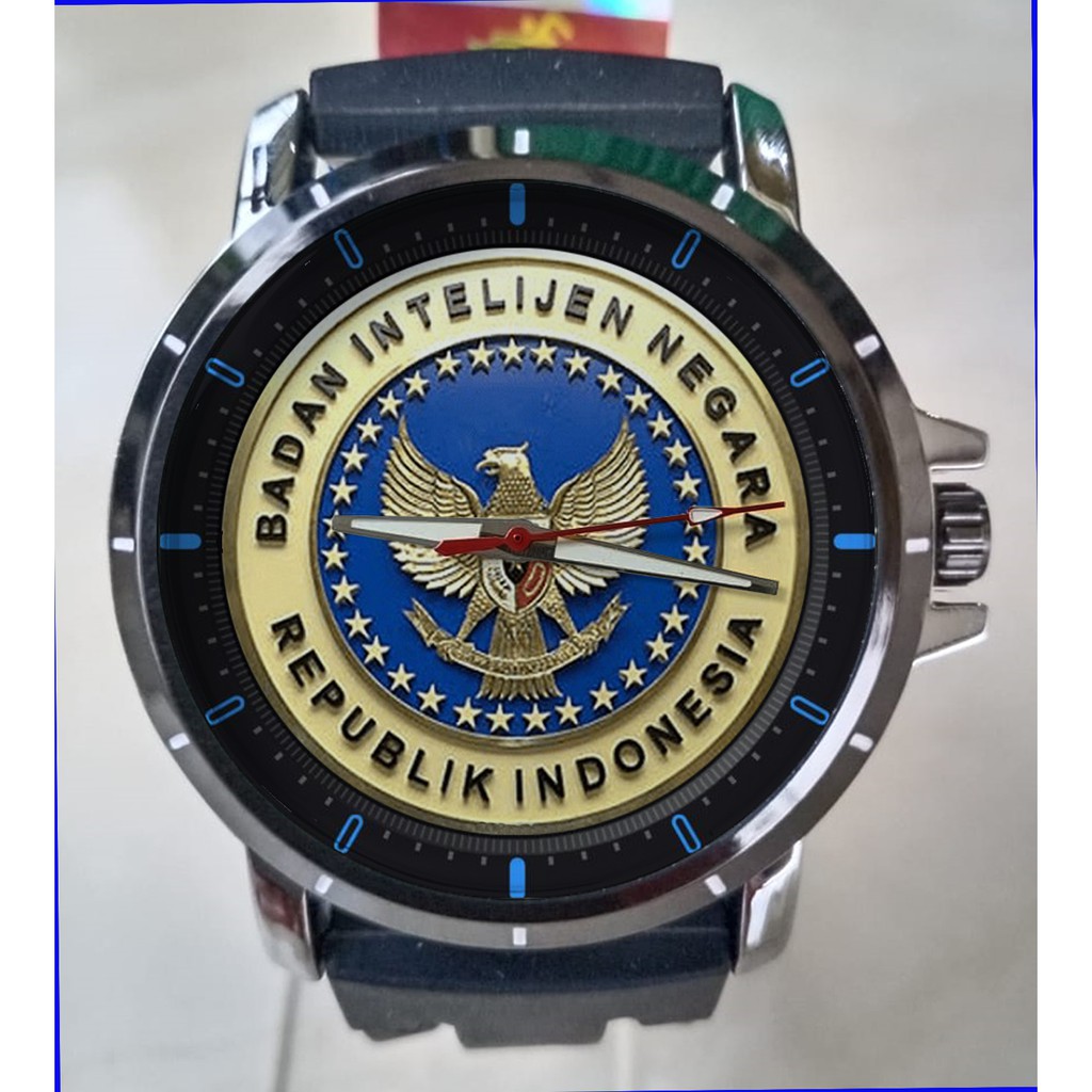 Jual Badan Intelijen Negara BIN Biru art 18 Keren JUAL Jam Tangan Pria ...
