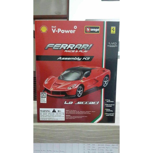 Jual Bburago - Burago Shell LaFerrari Assembly Kit | Shopee Indonesia