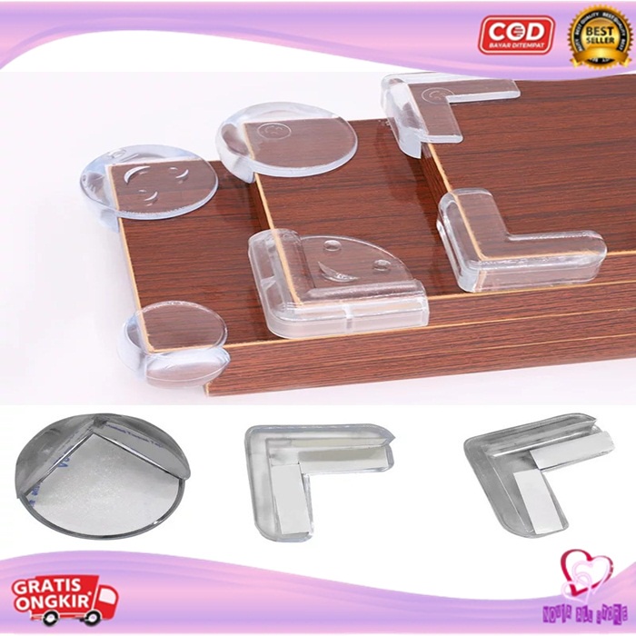 Jual Pengaman Pelindung Siku Sudut Kaca Meja Kotak Safety Guards ...