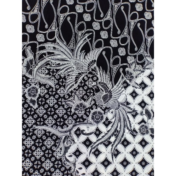 Jual batik hitam putih pola | Shopee Indonesia