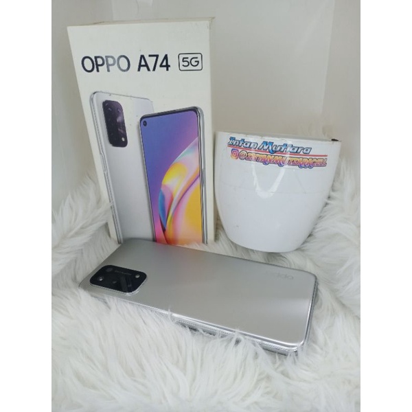 Jual Oppo A74 5G Ram 6GB Rom 128GB (SECOND) bekas lengkap | Shopee Indonesia