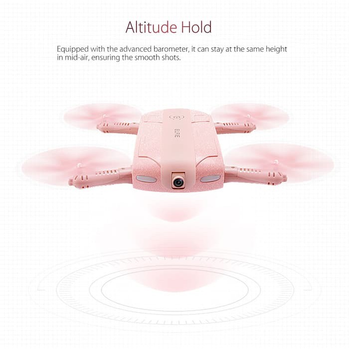 Jual JJRC H37 ELFIE LOVE RC Selfie Drone WIFI FPV 2MP HD Camera PINK ...