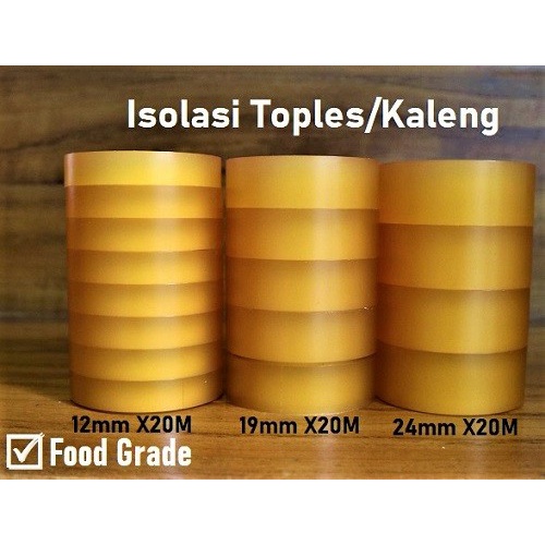 Jual Isolasi Toples Kaleng Kue Lebaran Isolasi Food Grade Selotip Tape ...