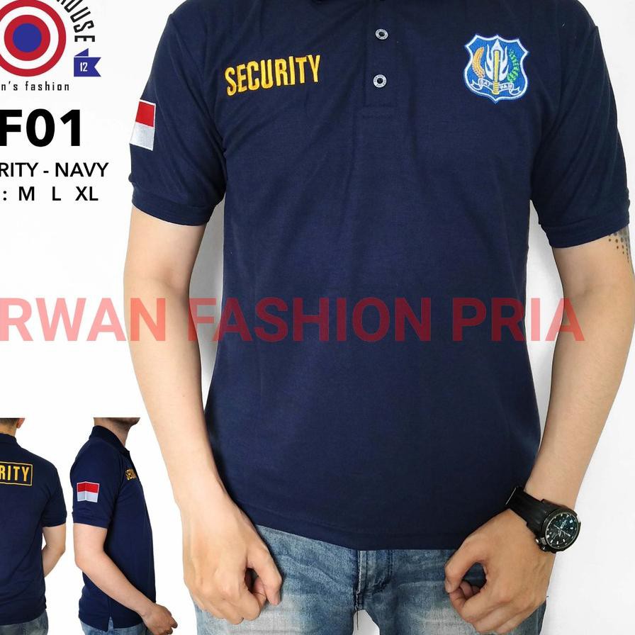 Jual SHOPEE!! KAOS SECURITY , BAJU SECURITY / SATPAM PRIA , KAOS POLO ...