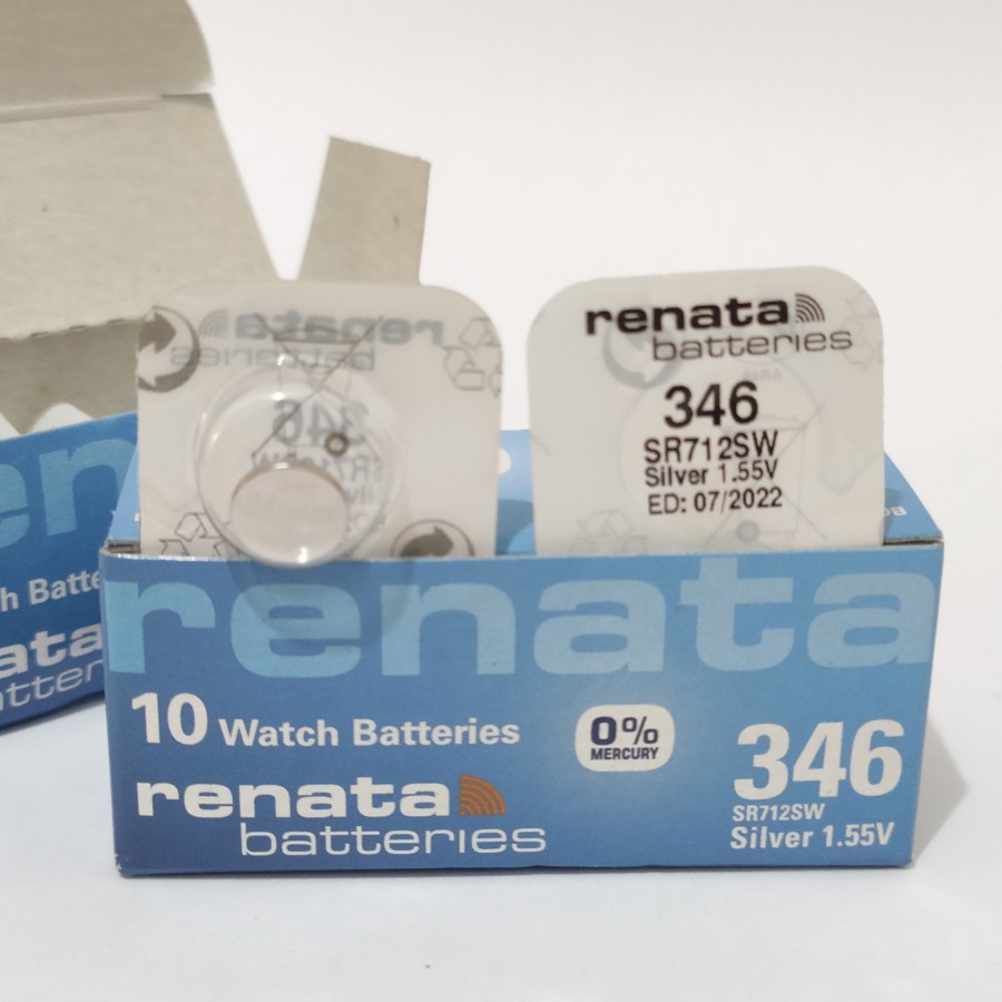 Jual BATERAI / BATTERIES RENATA 346 SR712SW SWISS MADE ORIGINAL ...