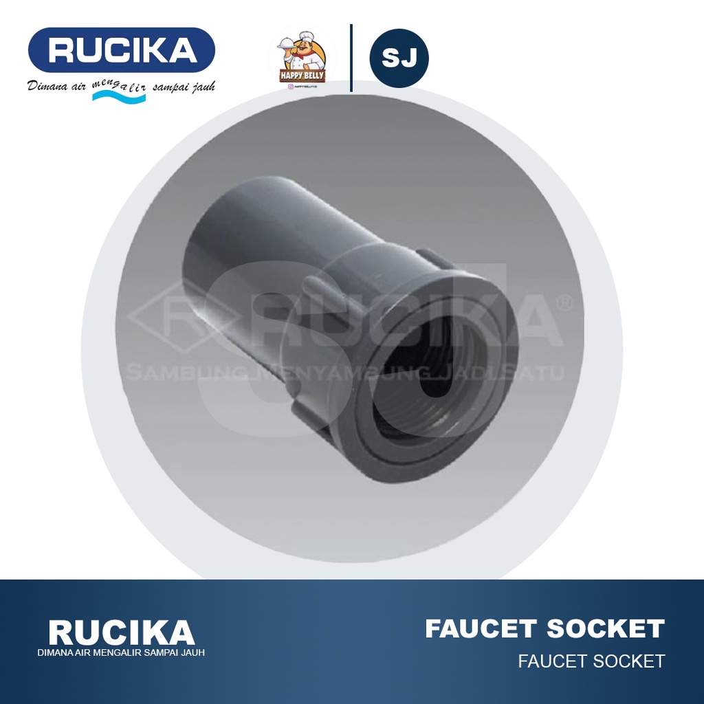 Jual Faucet Socket AW 1/2" (RUCIKA) / SDD (Sock Drat Dalam) | Shopee ...