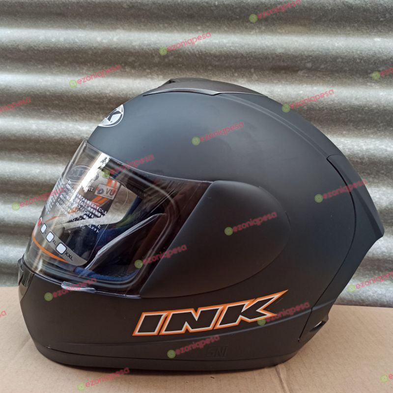 Jual HELM INK CL MAX Solid Black Doff | Shopee Indonesia