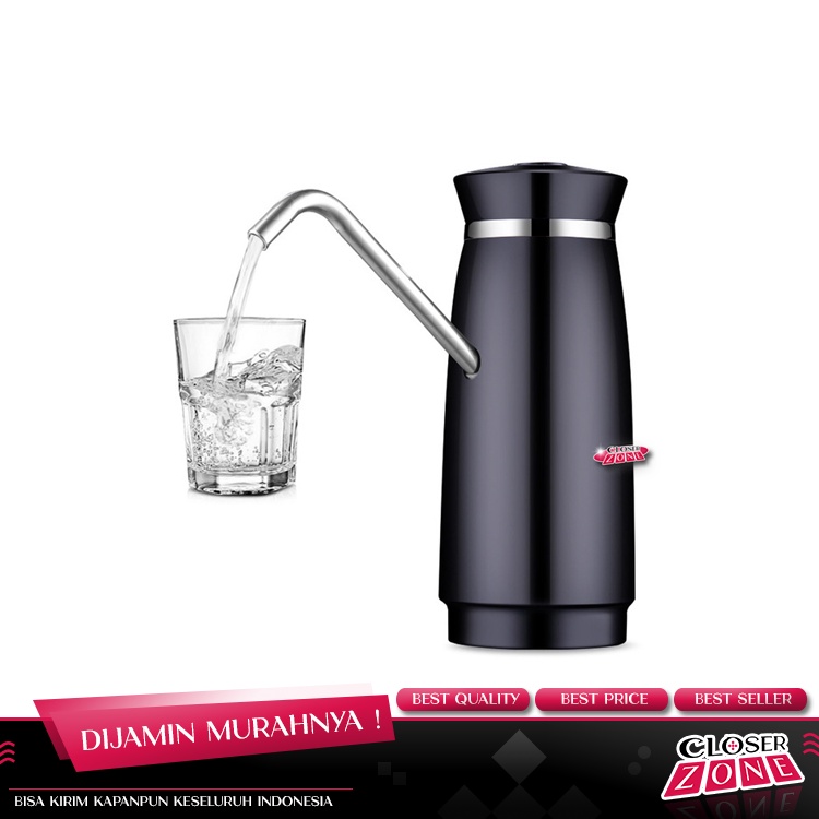 Jual Pompa Elektrik Air Minum Galon Rechargeable - B1 - Black | Shopee ...