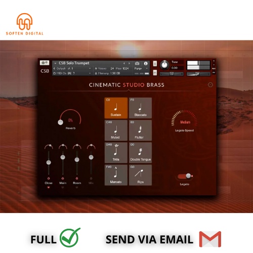 Jual Cinematic Studio Brass Library preset KONTAKT | Shopee Indonesia