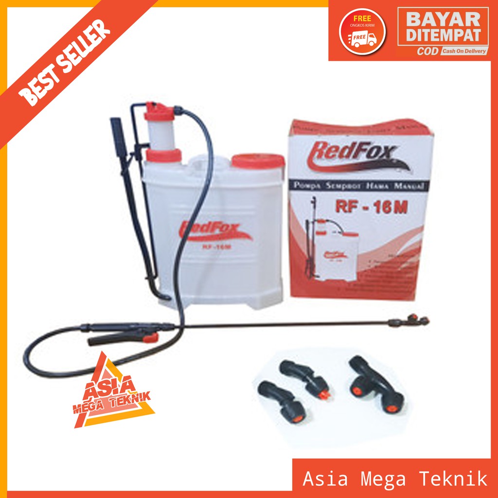Jual Redfox Pompa Semprot Hama Manual 16 L Tengki/Tangki Semprot Hama ...