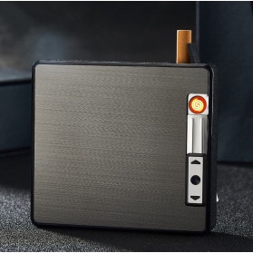 Jual Firetric Focus Kotak Rokok 19 Slot dengan Korek Elektrik Pyrotechnic - JD-YH050 - Black ...