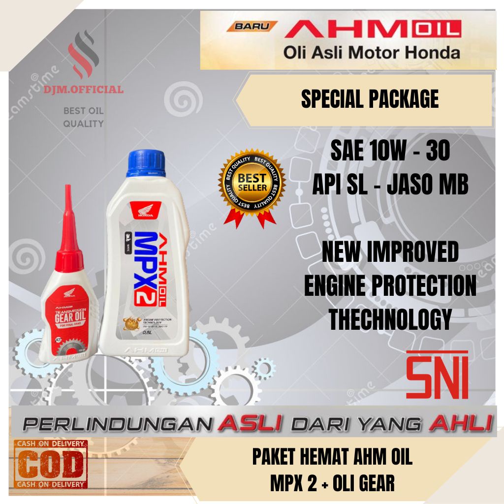 Jual PAKET HEMAT OIL OLI AHM Matic AHM OIL MATIC MPX 2 800ml 10W-30 SL ... Jual PAKET HEMAT OIL OLI AHM Matic AHM OIL MATIC MPX 2 800ml 10W-30 SL ...