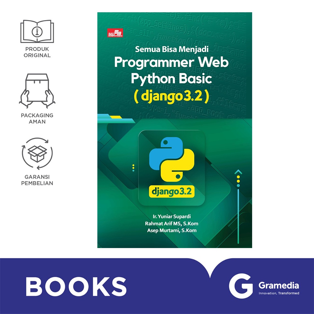 Jual Semua Bisa Menjadi Programmer Web Python Basic (Django 3.2) | Shopee Indonesia