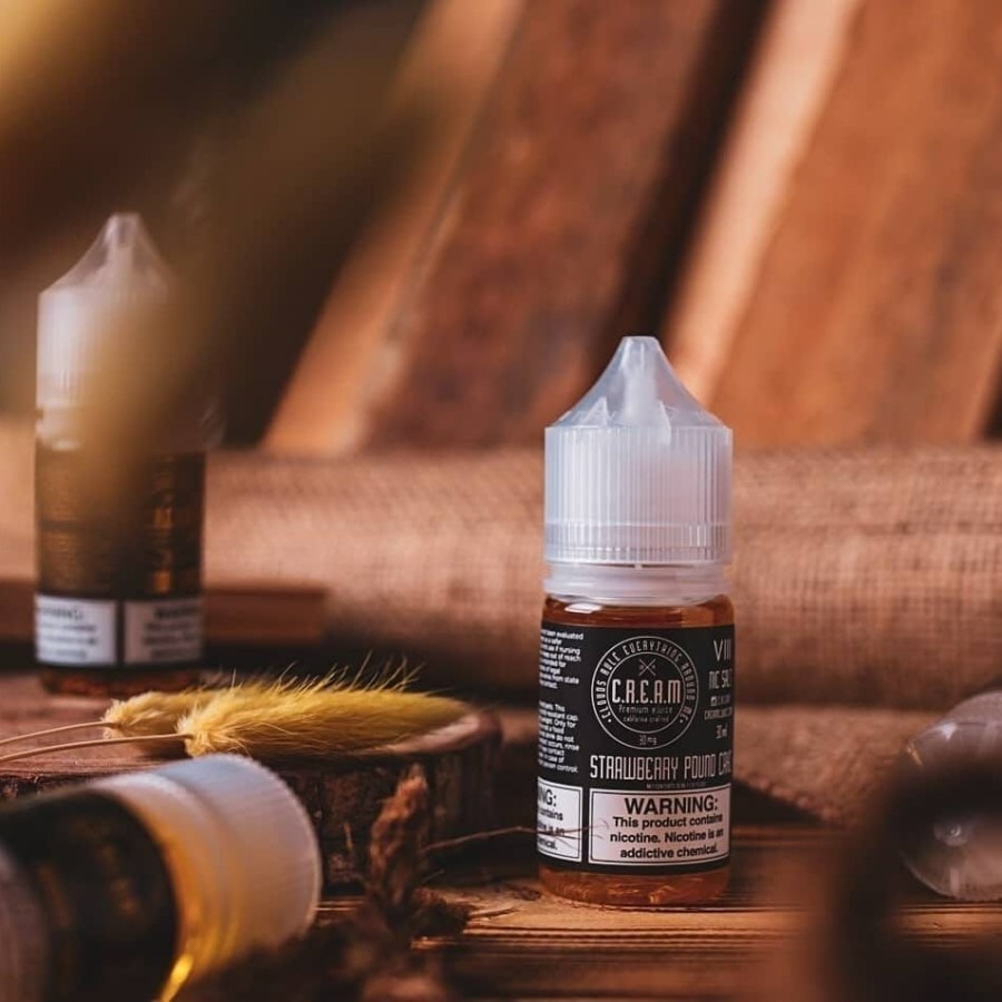 Jual LIQUID EJM USA CREAM VIII STRAWBERRY POUNDCAKE 30ML CREAM 8 SALT ...