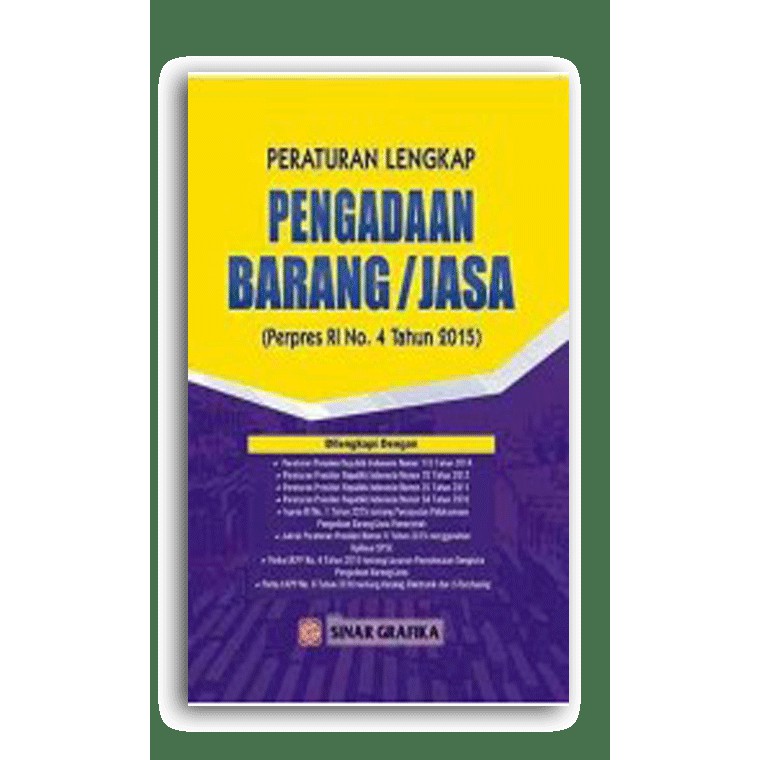 Jual Buku Peraturan Lengkap Pengadaan Barang dan Jasa | Shopee Indonesia