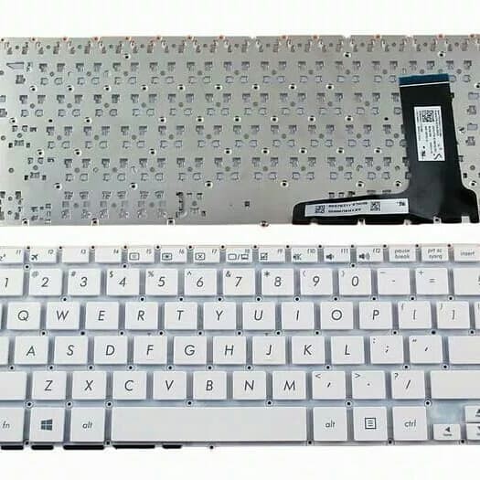 Jual Keyboard Laptop Asus E202M E202MA E202 E202S E202SA TP201SA Putih ...