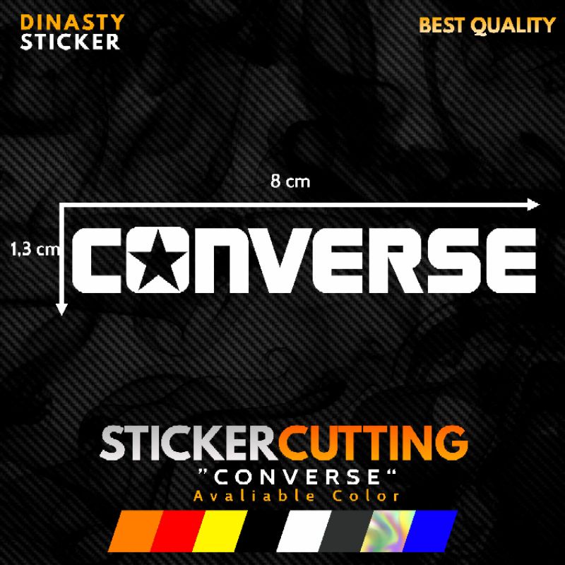 Jual STICKER STIKER CUTTING CONVERSE LOGO | Shopee Indonesia