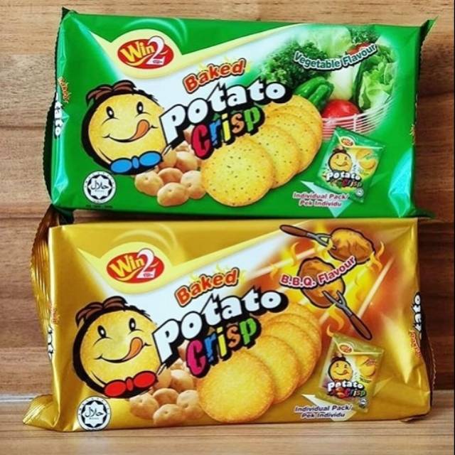 Jual Win Win baked potato Crisp rasa Vegetable BBQ Dan Sour Cream ...