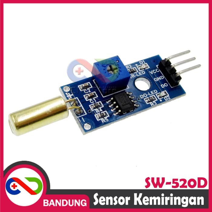 Jual SW-520D SW520D ANGLE TILT KEMIRINGAN 3 PIN SWITCH SENSOR MODULE ...