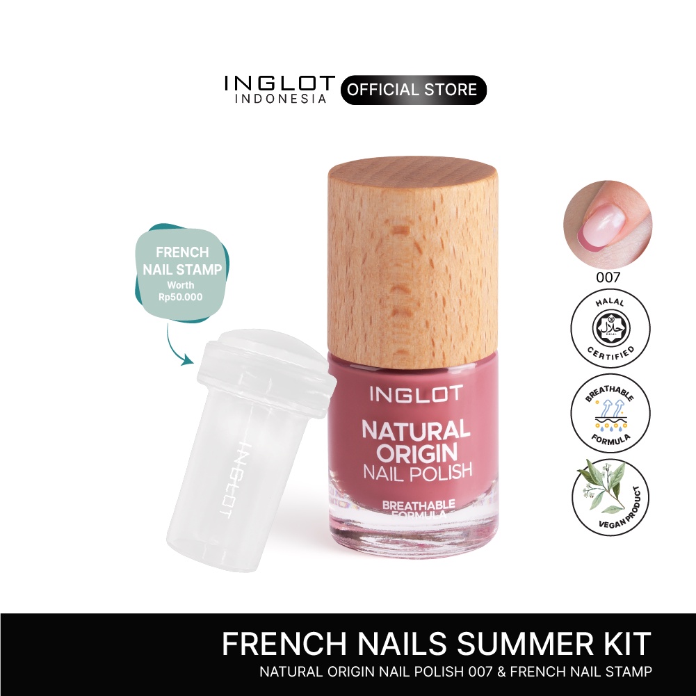 Jual INGLOT French Nails Summer Kit Bundle - Paket Kutek Halal Natural ...