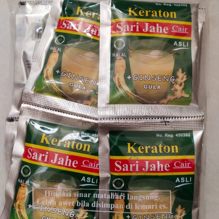 Jual sari jahe keraton 12 sachet (BERKUALITAS) | Shopee Indonesia