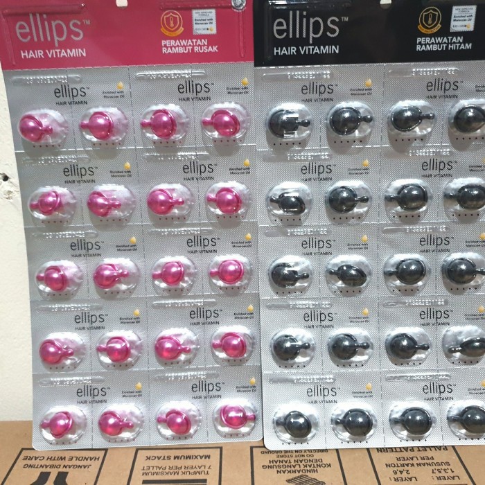 Jual (isi 20 capsule) Ellips Hair Vitamin Rambut - Perawatan Rambut ...