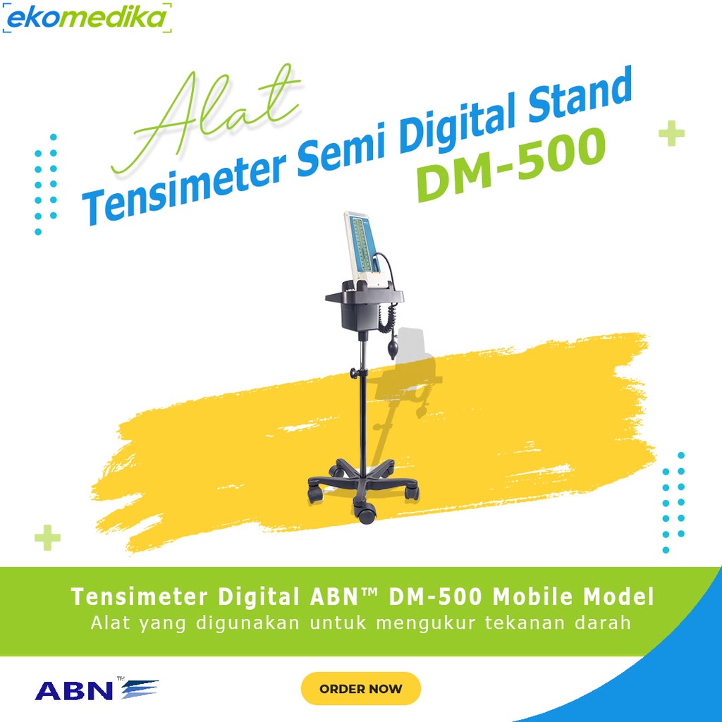 Jual Tensimeter Digital Stand ABN DM 500M Sphygmomanometer Tensi ...