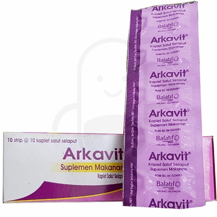 Jual ARKAVIT MULTIVITAMIN 100 KAPLET | Shopee Indonesia