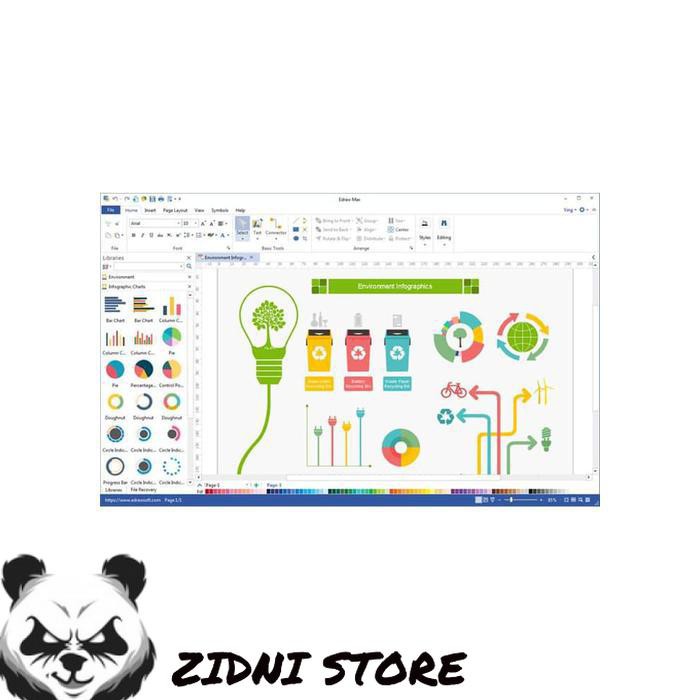 Jual SOFTWARE APLIKASI SWA247 FULL VERSION EDRAW MAX 9 DIAGRAM CHART GRAPH GARANSI AKTIVASI ...